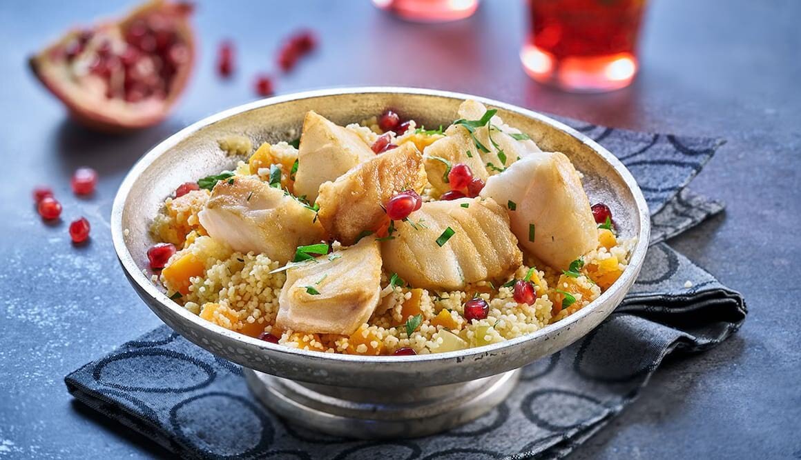 Grenadierfisch auf Couscous | Fisch aus Norwegen | Seafood from Norway