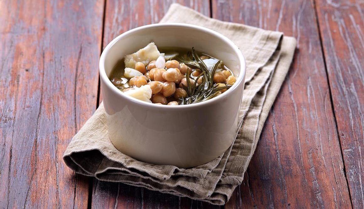 Suppe mit Kichererbsen | Fisch aus Norwegen | Seafood from Norway